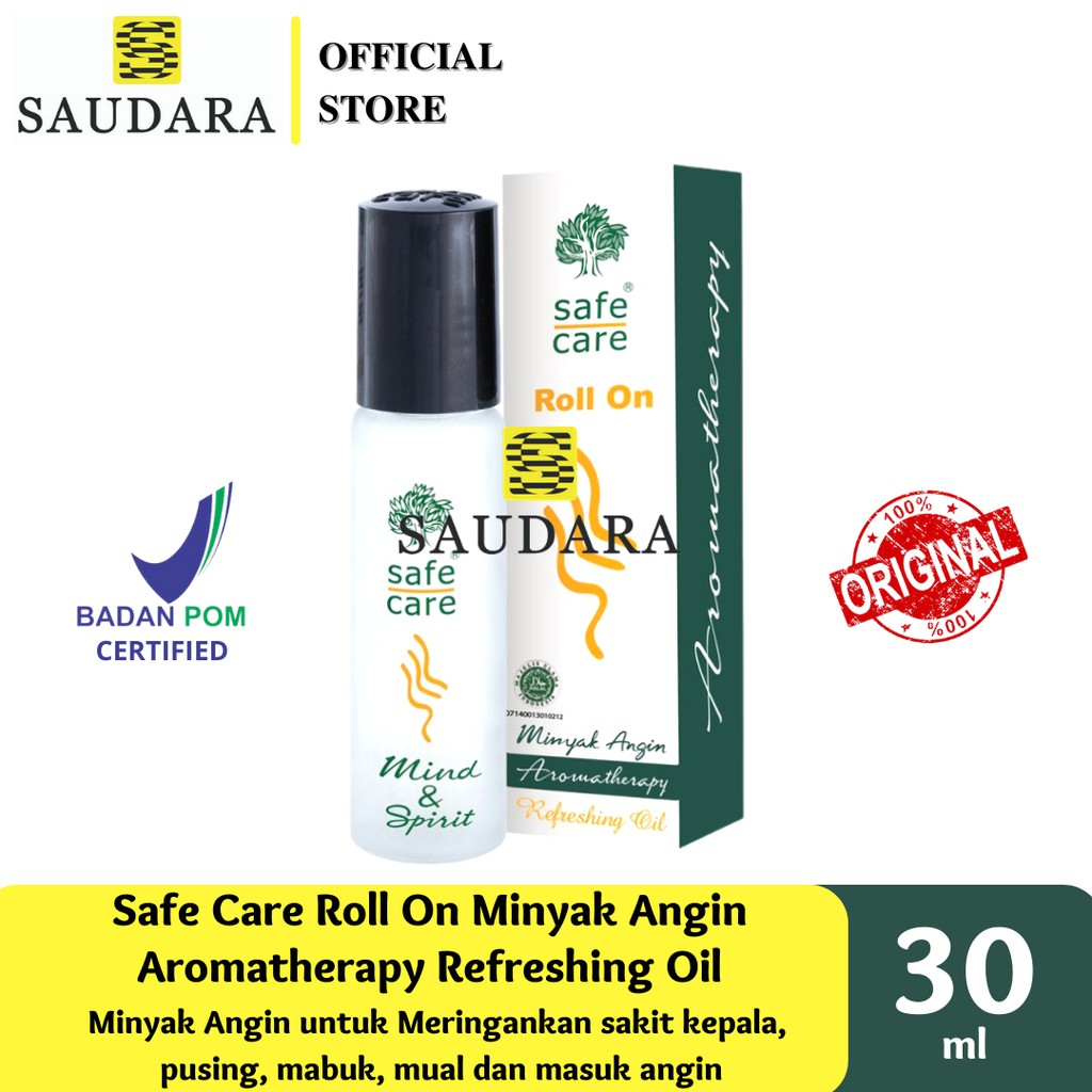 Jual Safe Care Minyak Angin Roll On 30 Ml | Shopee Indonesia
