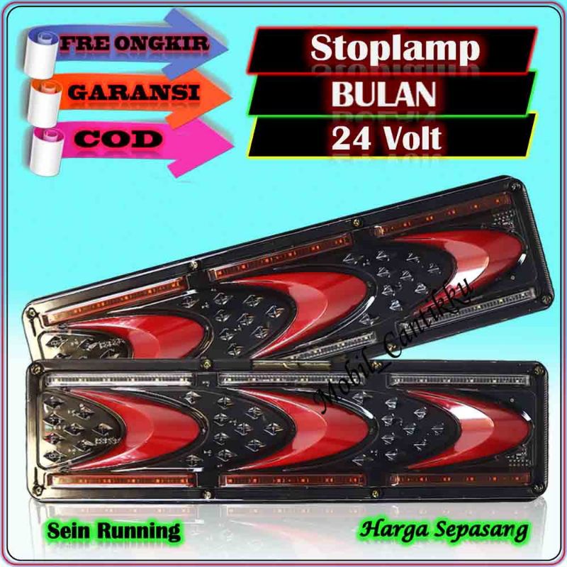 Jual Variasi Lampu Rem LED Stop Lamp Stoplamp Mobil Truk Truck Canter ...