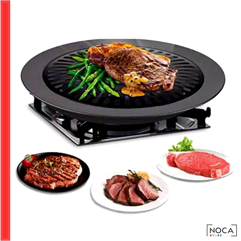 Jual Ultra Grill Pan alat Pemanggang BBQ non stick 32cm smokeless Bakso ...