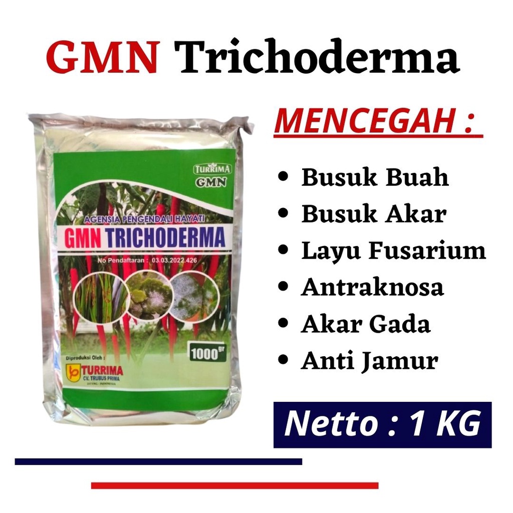 Jual Pupuk Tricoderma FUNGISIDA HAYATI Trichoderma ANTI LAYU Pencegah ...