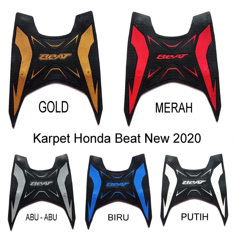 Jual Karpet Beat Deluxe CBS Karpet Alas Kaki Karet Asli Motor Honda Beat New 2020 -2024 Anti ...