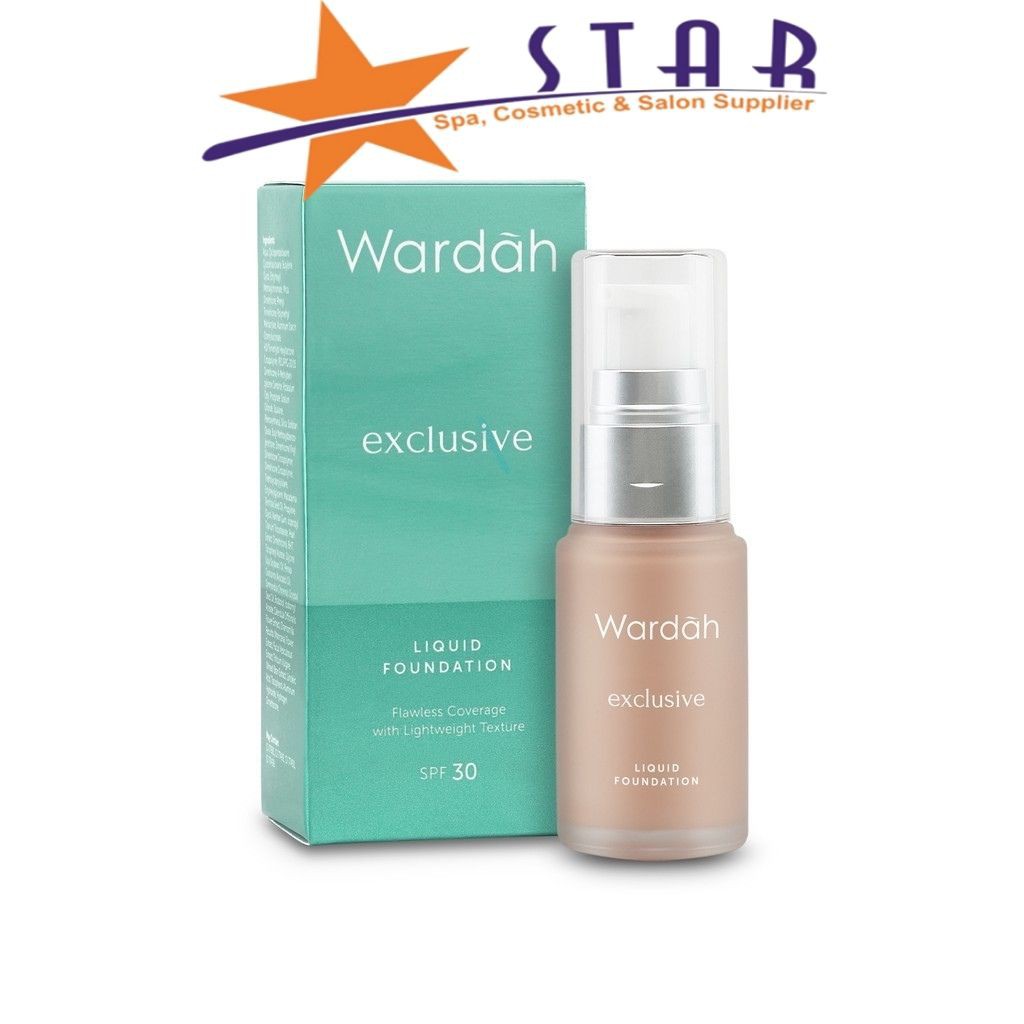 Jual Wardah Exclusive Liquid Foundation | Foundation Cair/Alas Bedak ...