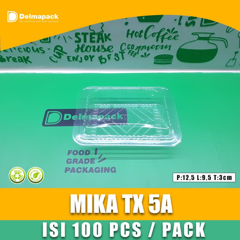Jual MIKA PLASTIK 5A - MIKA KUE MAKANAN JAJANAN TX 5A - FOODSAFE - 100 ...