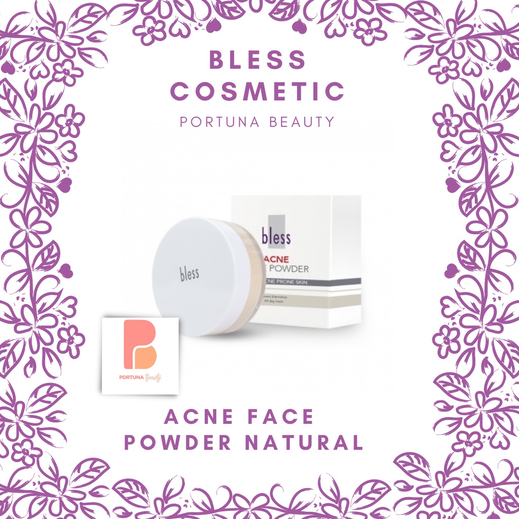 Jual BLESS COSMETICS - ACNE FACE POWDER NATURAL 35 GR (BEDAK TABUR YANG ...