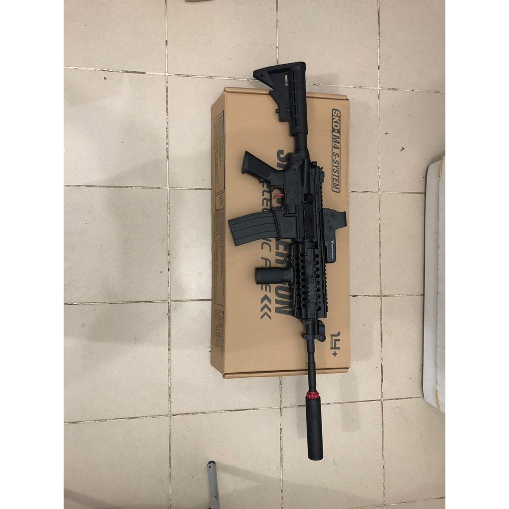 Jual Electric WGG Water Gel Gun Blaster SKD M4 S system gearbox gen 8 ...