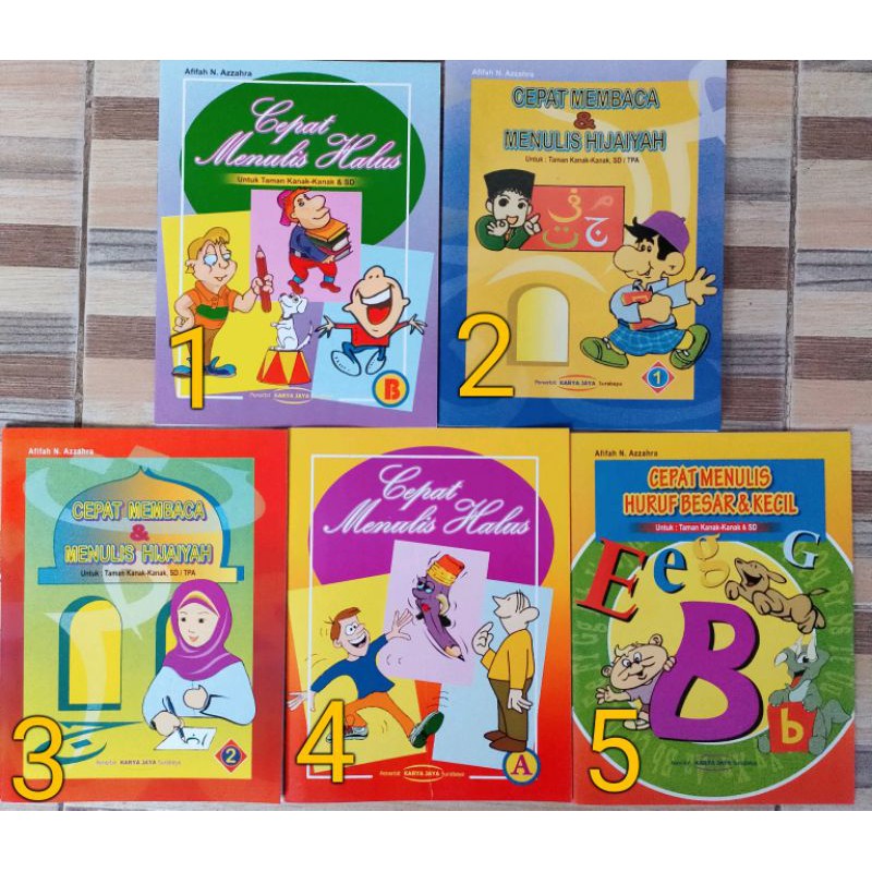 Jual buku TK paud cepat belajar menulis Hijaiyah huruf halus latin ...