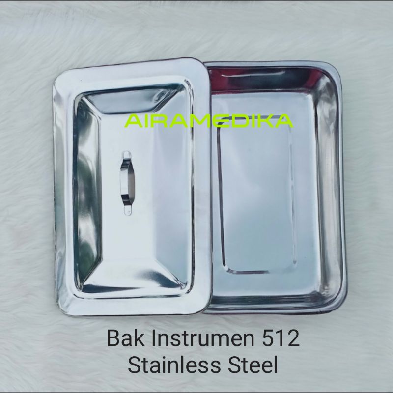 Jual Bak Instrumen 512 Stainless Steel / Instrumen Tray 512 Dengan ...