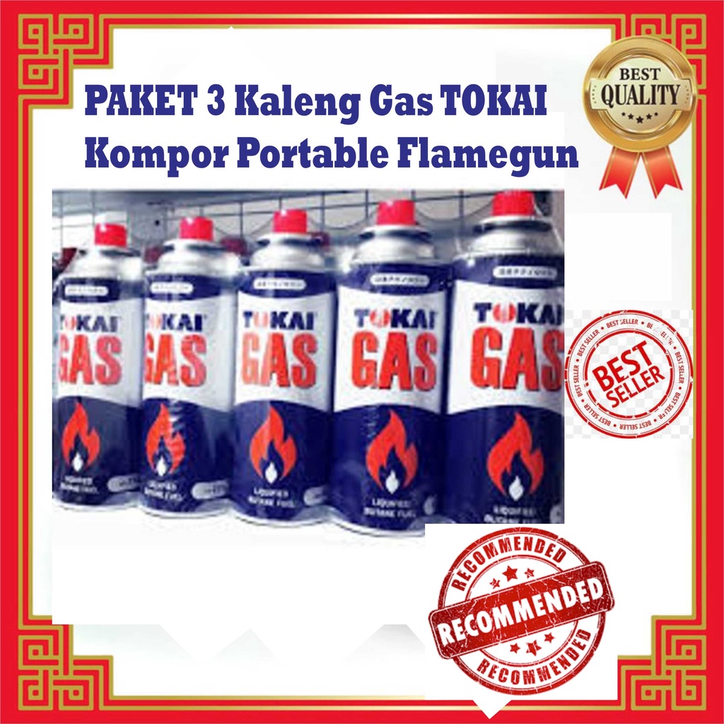 Jual TERMURAH PAKET 3 PCS GAS TOKAI Gas Kaleng ORI SEGEL PABRIK GAS ...