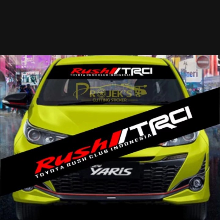 Jual Stiker mobil kaca depan rush sticker kaca depan all mobil bisa ...