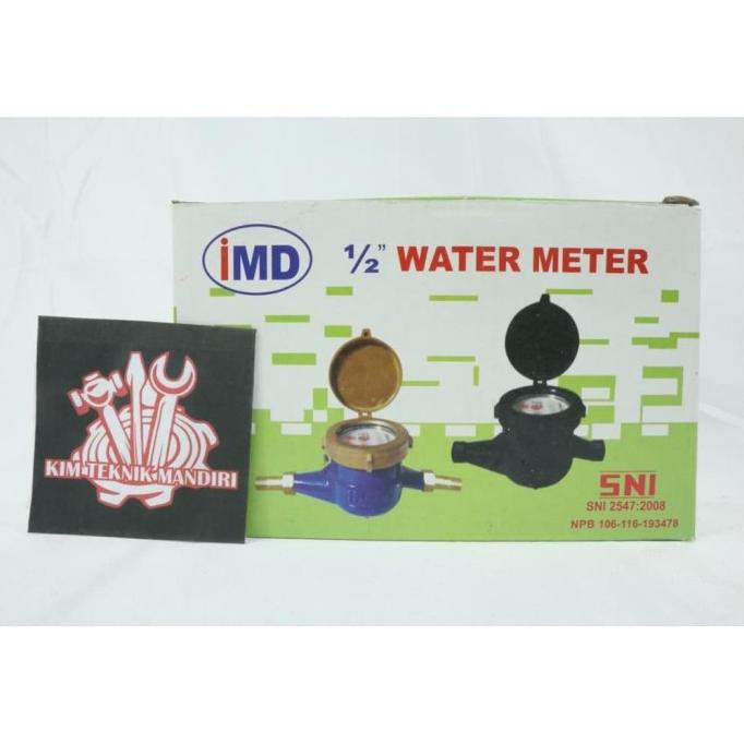 Jual Imd Sni Water Flow Meter Pam Pdam Gts 1/2 1/2 - Meteran Air Besi ...