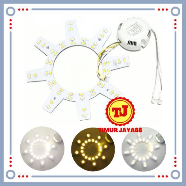 Jual LAMPU LED TL RING LAMPU TL LED GANTI TL RING 12 W 12 WATT 3 IN 1 ...