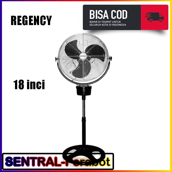 Jual REGENCY FL45 Kipas Angin Tornado Standing Berdiri Ukuran 18 inch ...