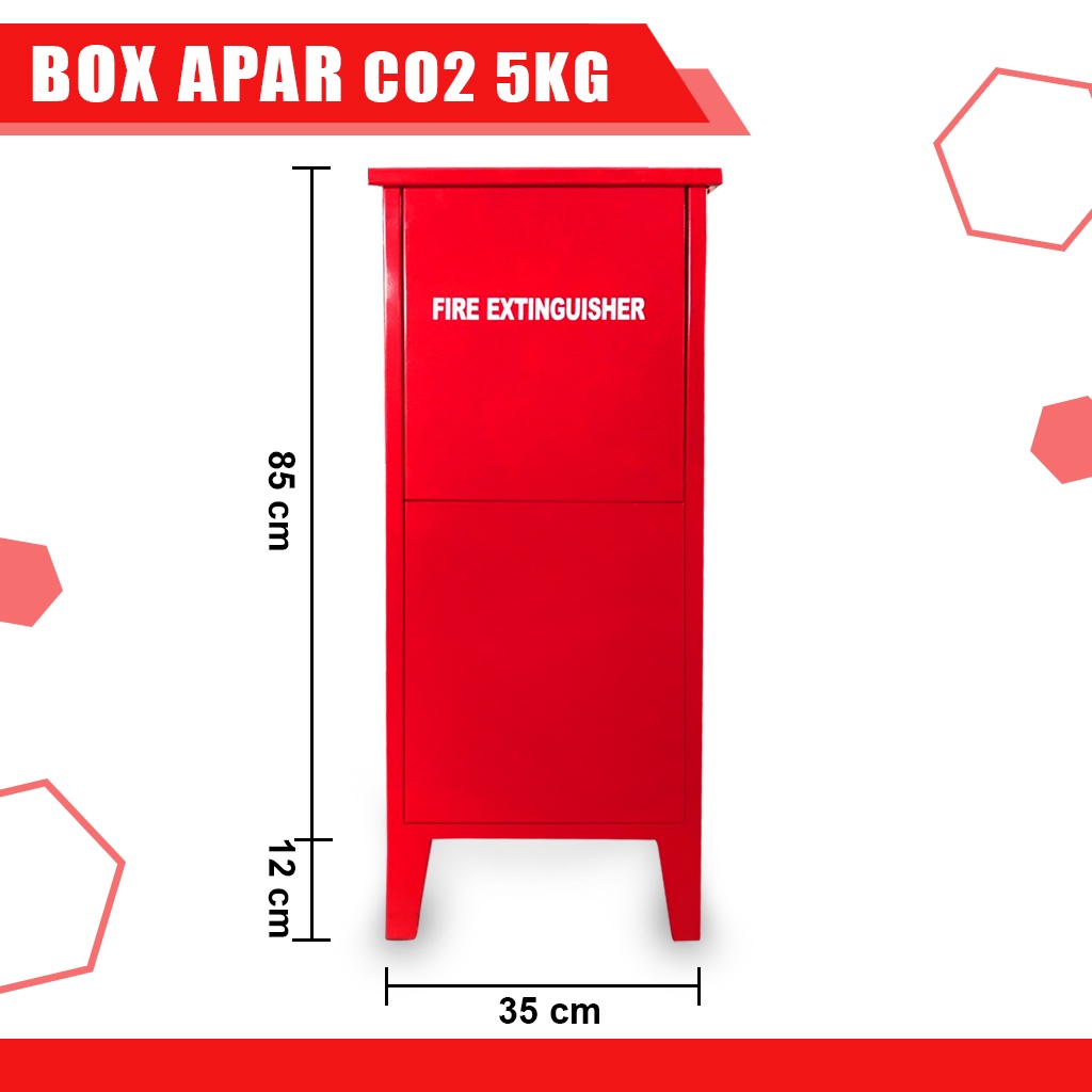 Jual Box APAR CO2 UK. 5 kg Dengan Kaki | Shopee Indonesia