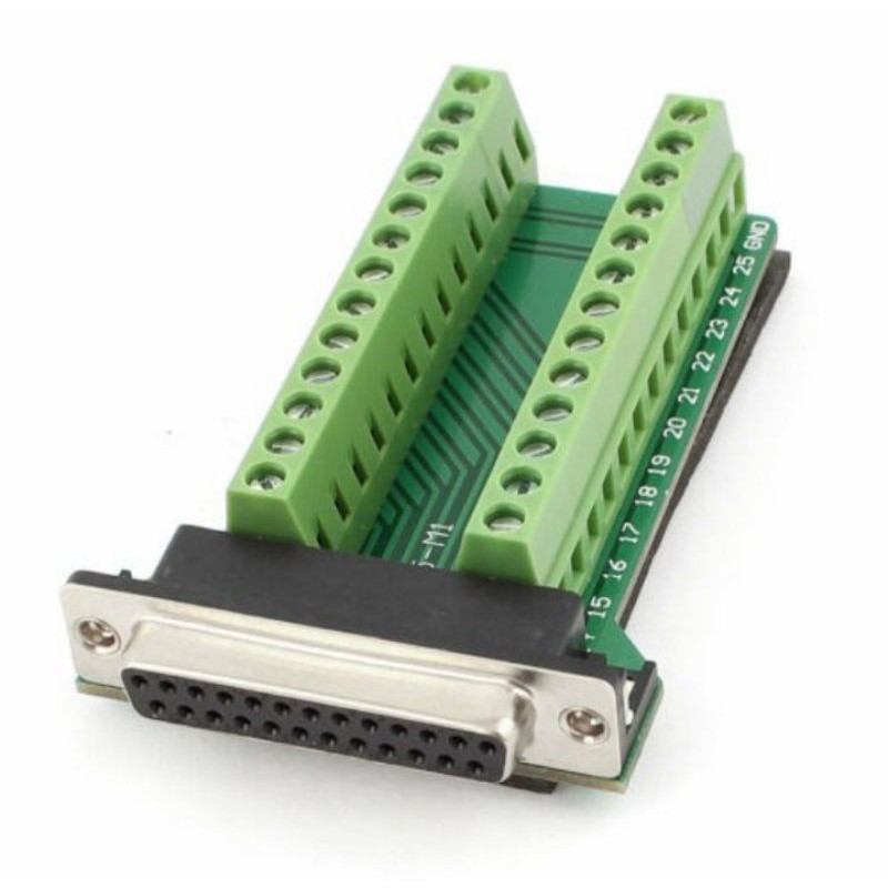 Jual TERMINAL KONEKTOR DB25 FEMALE BREAKOUT BOARD SCREW | Shopee Indonesia
