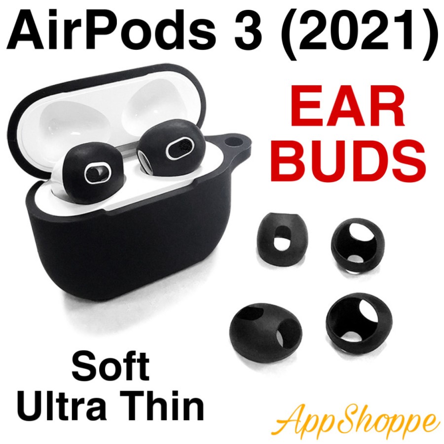 Jual Airpods 3 (2021) Earbuds EAR BUDS Tip Plug In SOFT ULTRA THIN ...