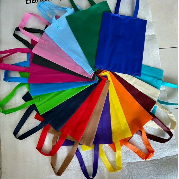 Jual (satuan) Goodie bag tas spunbond,tas souvenir size JUMBO (38x45x10),besar (30x40x10),kecil ...