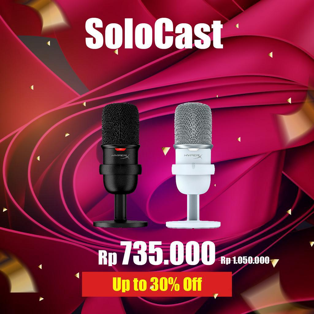 Jual HyperX SoloCast USB Gaming Microphone Solo Cast Hyper X Solocast ...