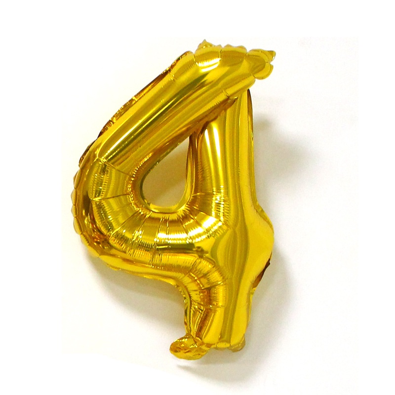 Jual 100cm Balon Foil Angka Silver / Balon Angka Silver / Balon Foil ...