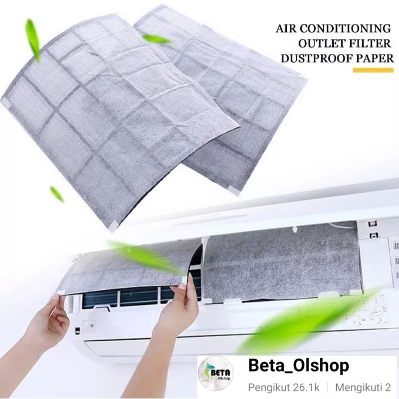 Jual FILTER SARINGAN AC / FILTER AC SPLIT / ANTI DEBU 1/2-2pk Bisa ...