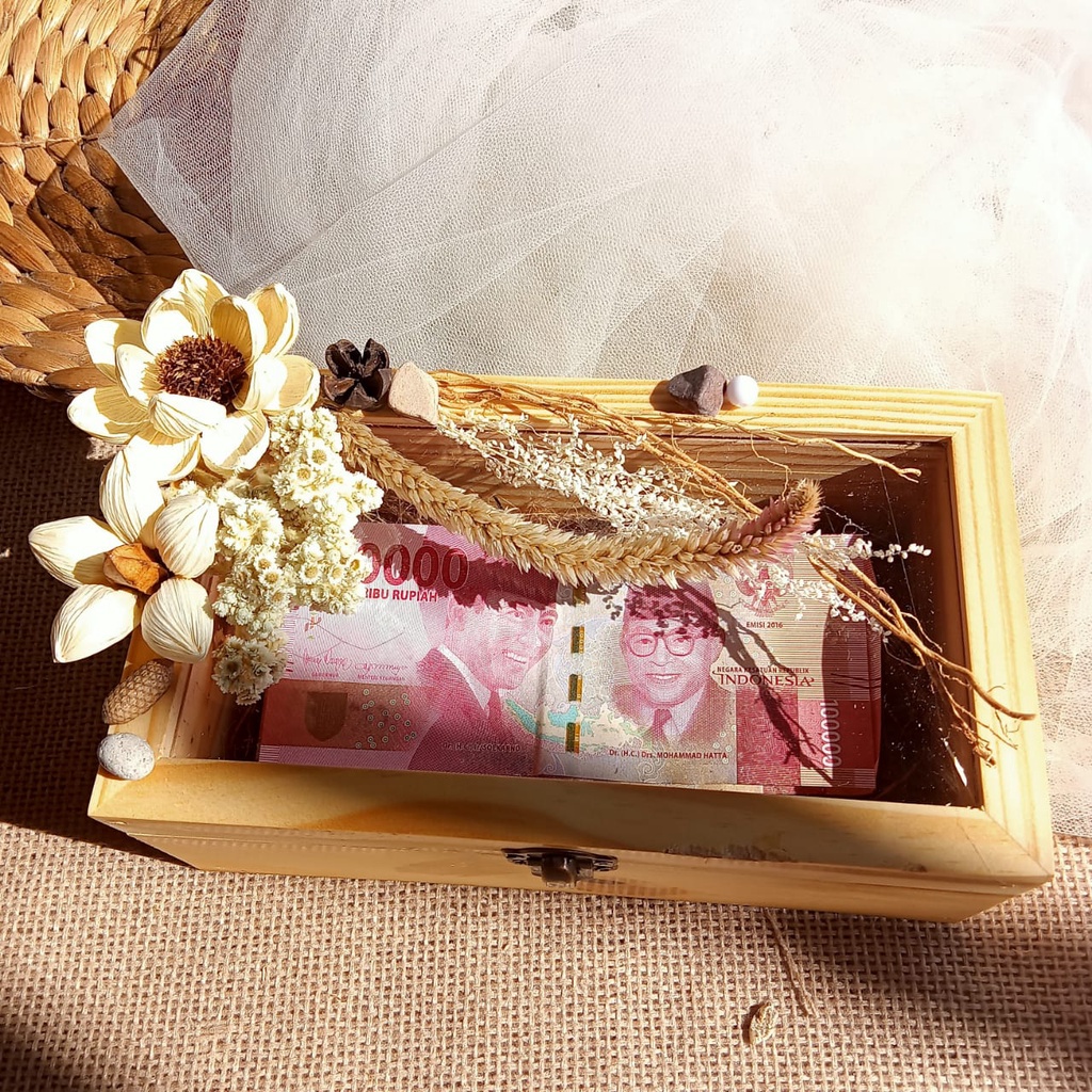 Jual Kotak Uang Mahar Rustic / tempat uang mahar desain rustic | Shopee ...