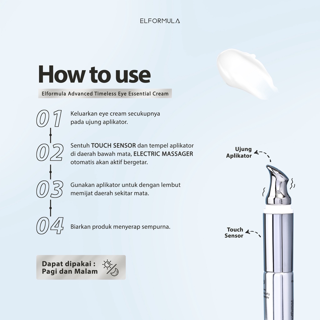 Jual ELFORMULA Advanced Timeless Essential Eye Cream - Serum Mata untuk Mencerahkan Area Mata ...