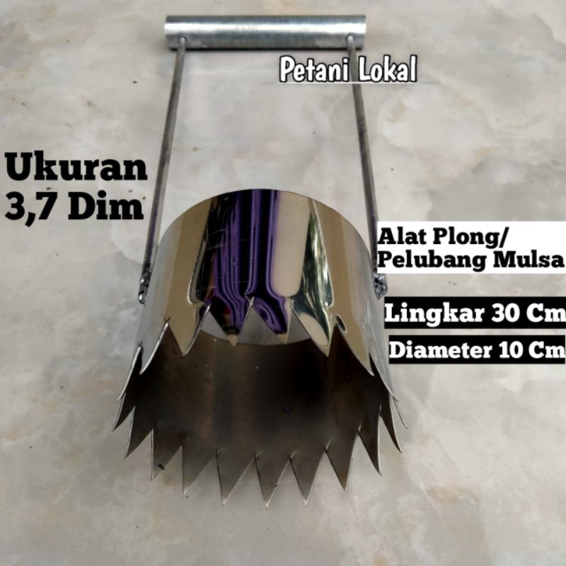 Jual Alat Plong Lubang Mulsa Pertanian/Alat Pelubang Mulsa ukuran ...