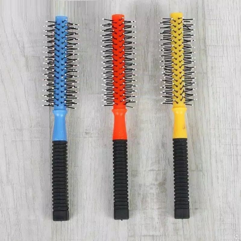 Jual Sisir Rambut Gulung Bintik Warna / Sisir Blow / Sisir Roll / Sisir ...