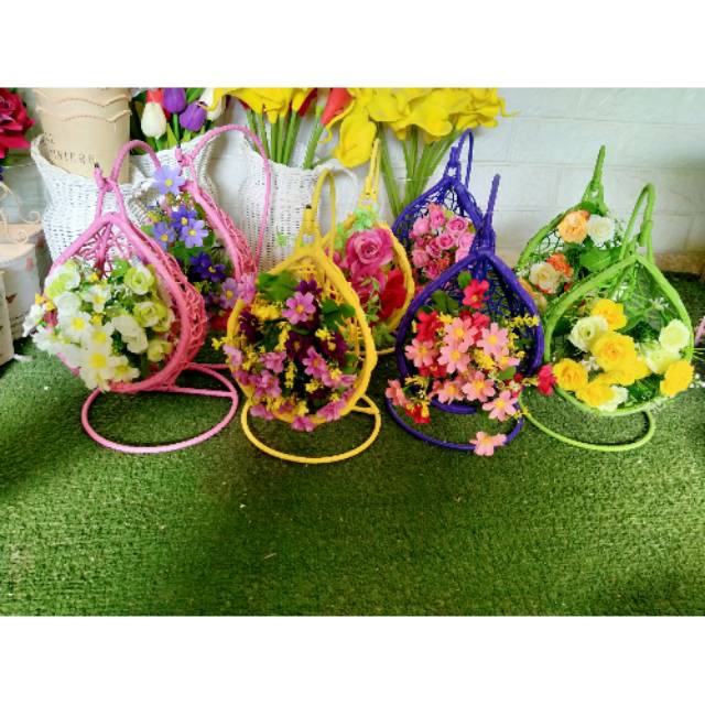 Jual Miniatur Ayunan bunga shabby | Shopee Indonesia