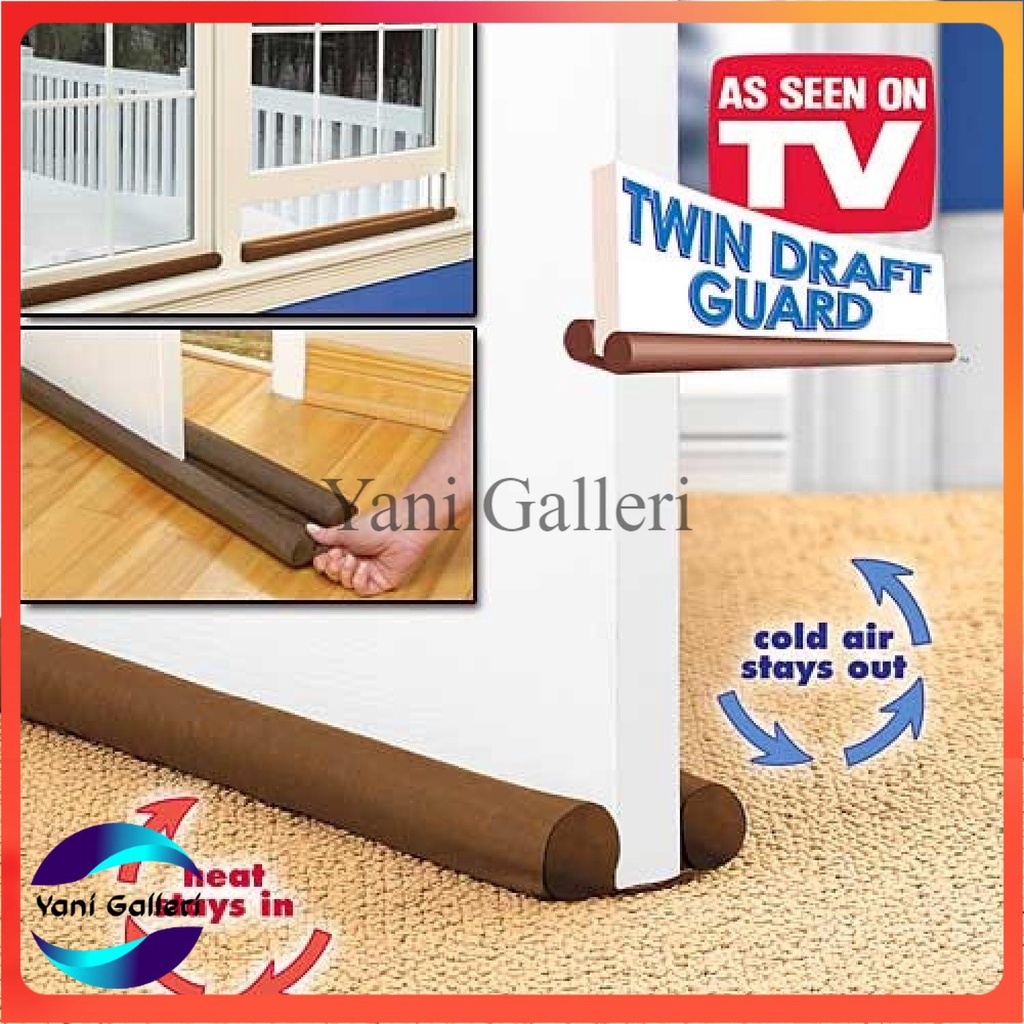 Jual Twin Draft Guard Dust Heat Stopper Door Shield / Penahan Udara ...