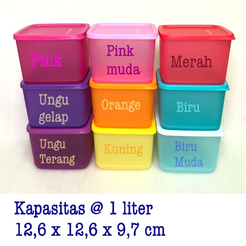 Jual Tupperware Medium Tropical Fiesta medium summer Tupperware ...