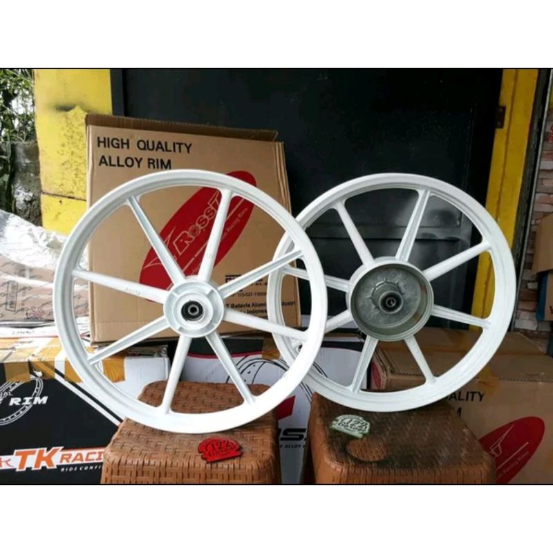 Jual velg racing v rossi palang 8 p8 model daichi alloy putih 17 x 140 ...