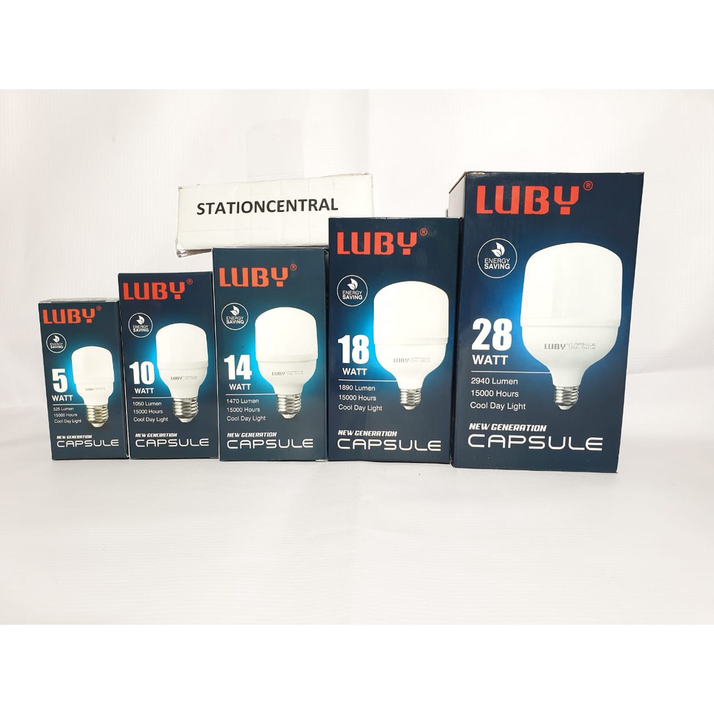 Jual Luby Capsule 5Watt/10Watt/14Watt/18Watt/28Watt 5w/10w/14w/18w/28w/38w | Shopee Indonesia