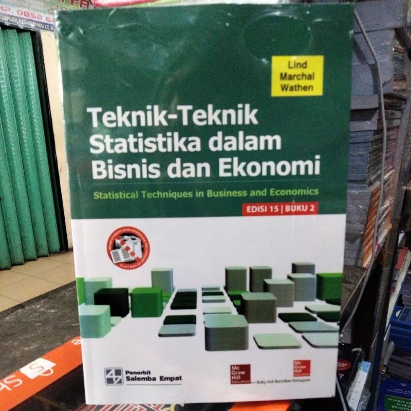 Jual TEKNIK-TEKNIK STATISTIK DALAM BISNIS DAN EKONOMI Edisi 15 Jilid 2 ...