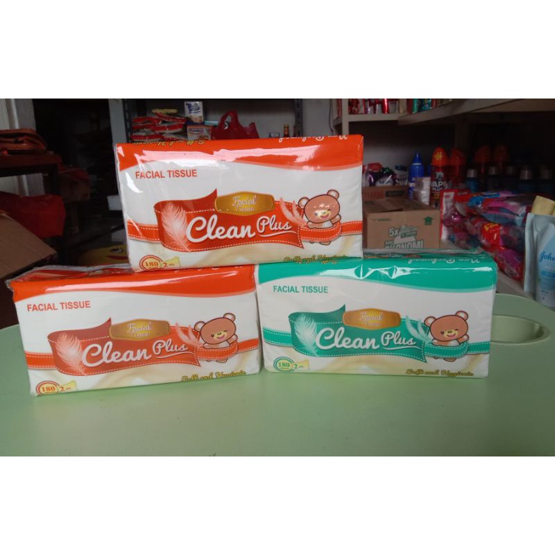 Jual Tisu Clean Plus Isi 3 box | Shopee Indonesia