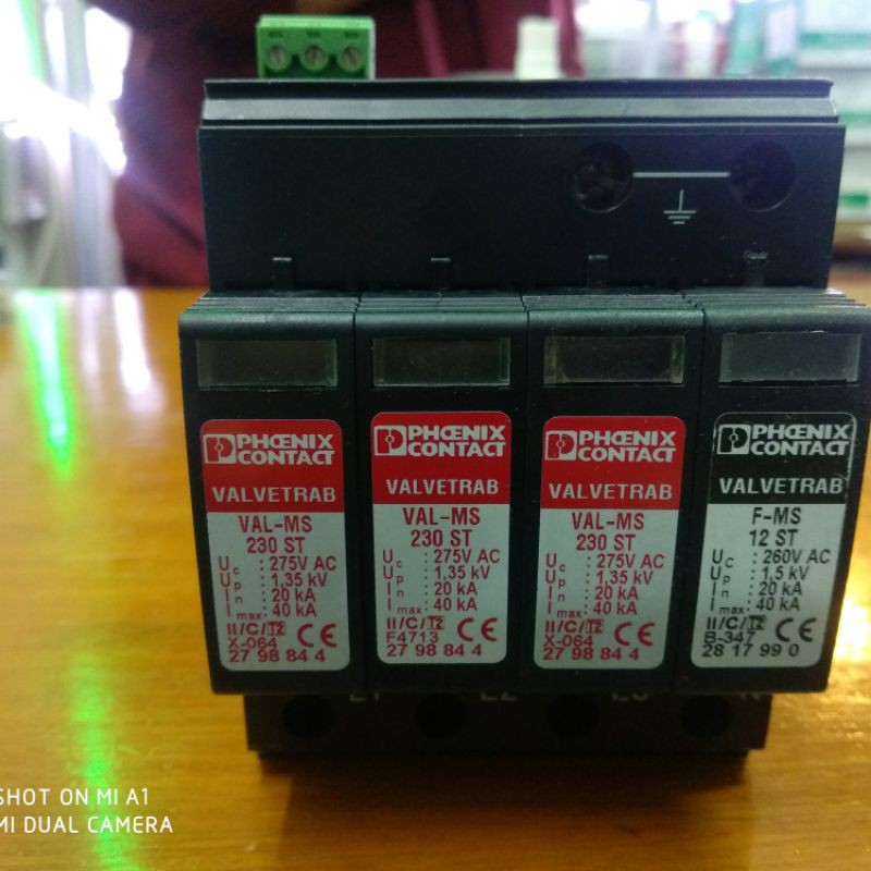 Jual Surge ARRESTER PHONIX Val Ms 230st 275V AC 3phase+NPe original ...