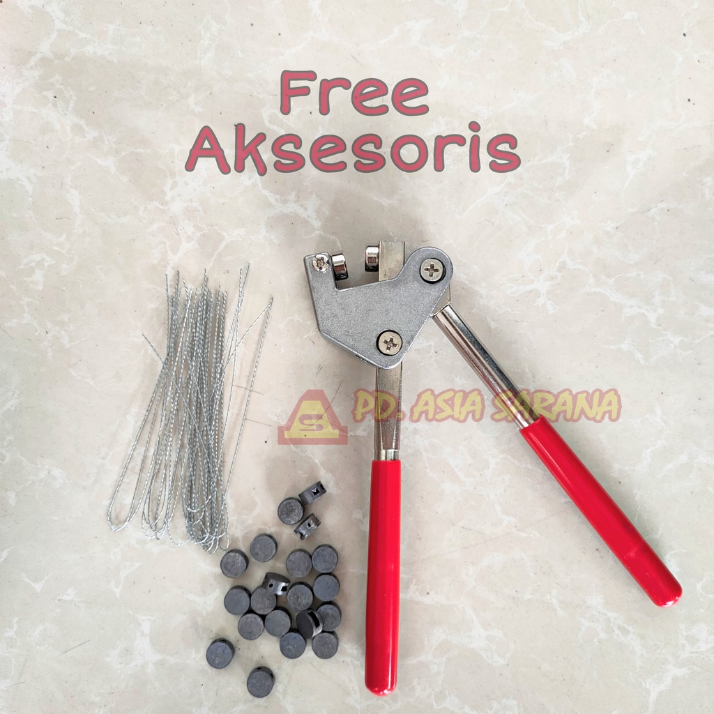 Jual Tang Segel Kawat Timah Set Meteran PAM PDAM PLN Sealing Pliers ...