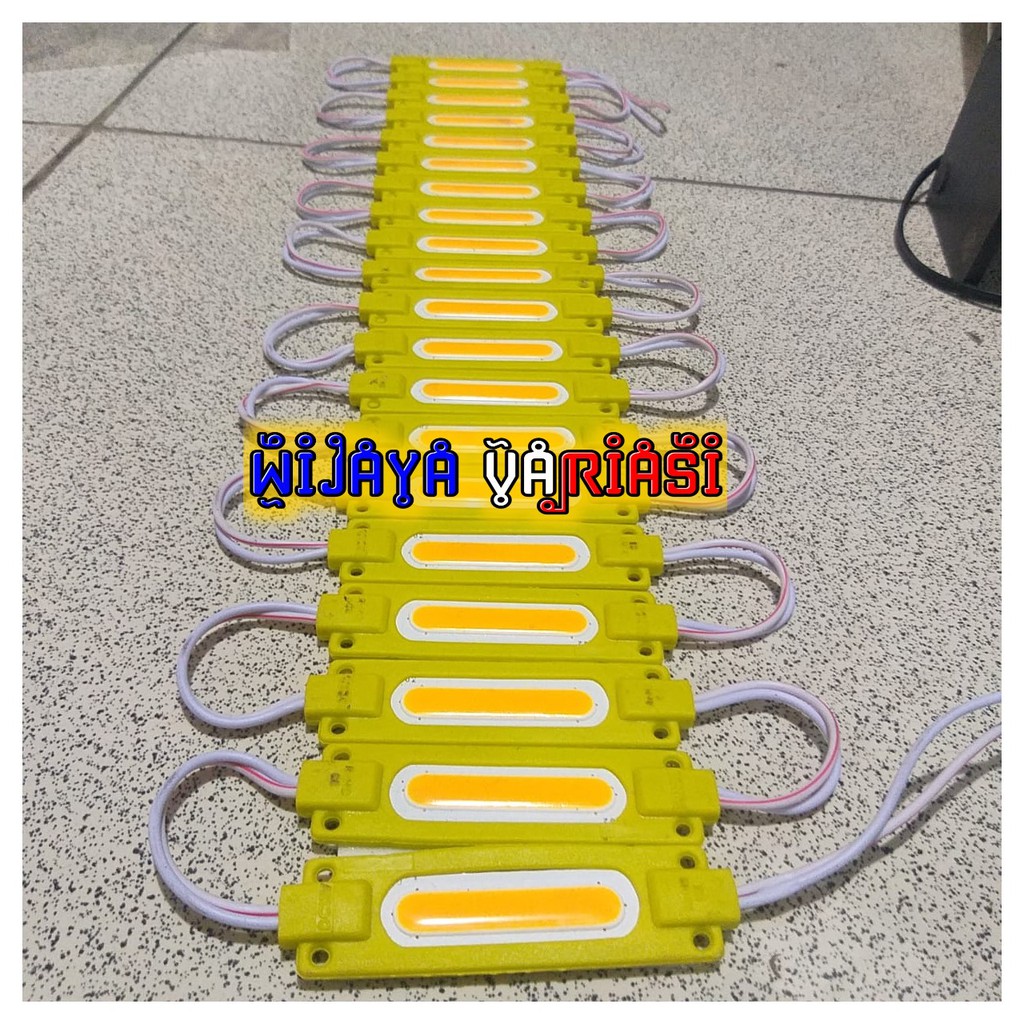 Jual Lampu Led Kolong KUNING / YELLOW Truk Bis 24 volt Lampu sorot 24 volt modul cob bis truk ...