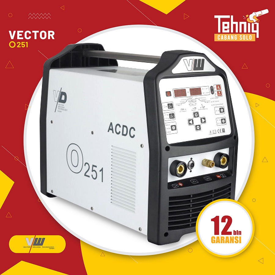Jual Mesin Las Listrik / Trafo Las Argon Stainless O-251 (ACDC TIG Pulse + MMA + Plasma) VECTOR ...