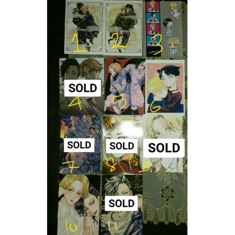 Jual Tokyo Revengers Postcard Posca Kokonoi hajime & inui seishu ...
