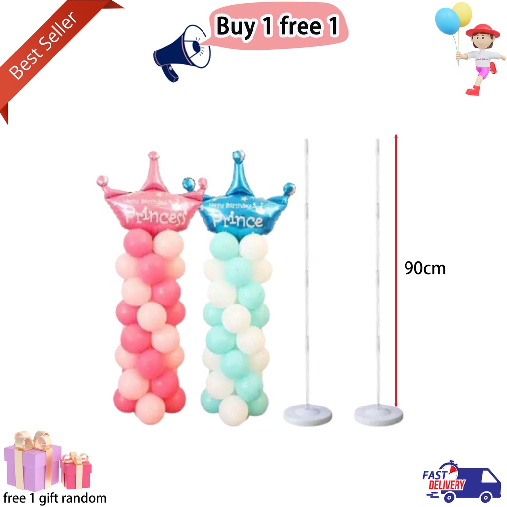 Jual Standing Balon 90 cm Tiang Balon Tiang Dekorasi 90 Cm | Shopee ...
