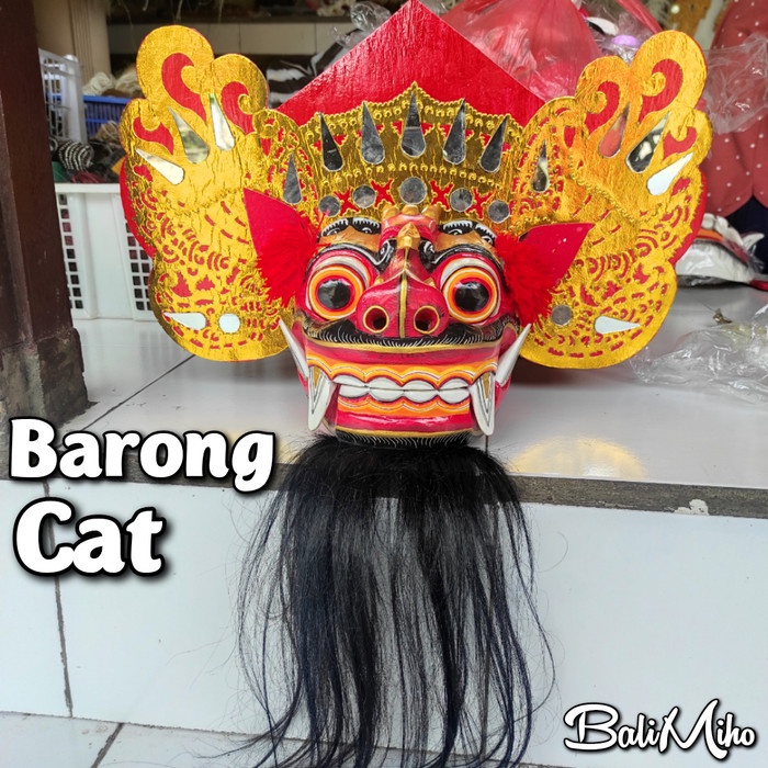 Jual Topeng Barong Bali/Tapel Barong/Barong Kayu/Mainan Barong/Barong ...