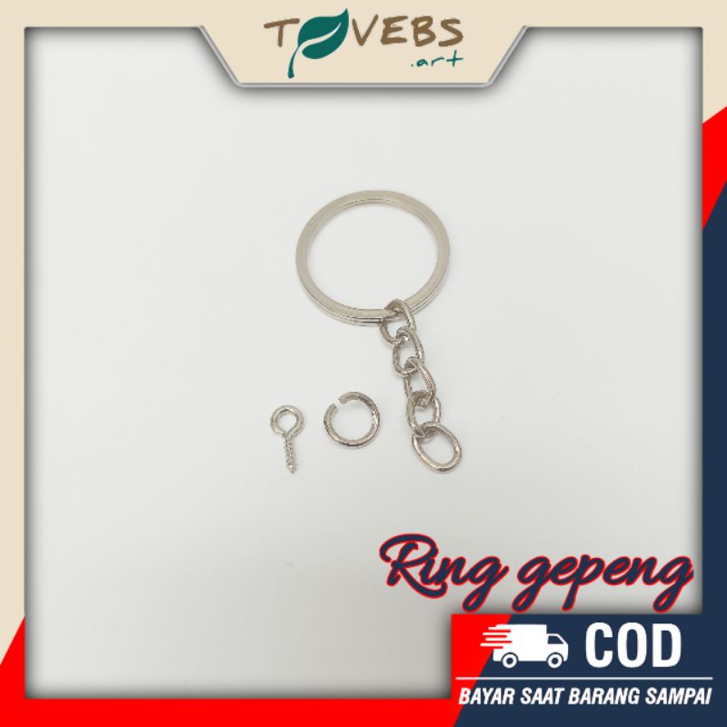 Jual RING GEPENG SATUAN GANTUNGAN KUNCI TEBAL SUDAH TERMASUK SKRUP ...