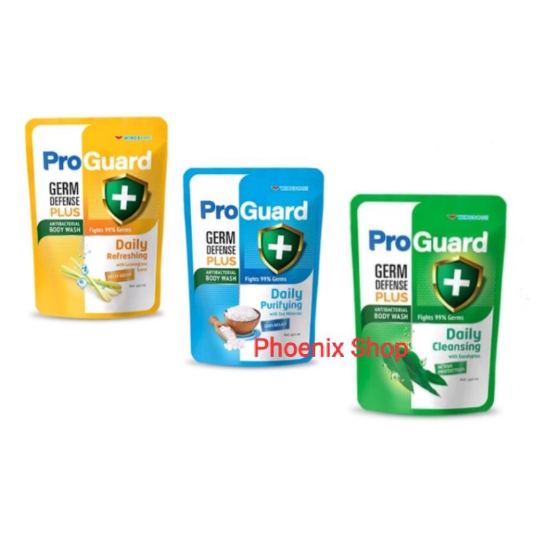 Jual ProGuard / Pro Guard Body Wash Sabun Mandi Cair Refill 450ml ...