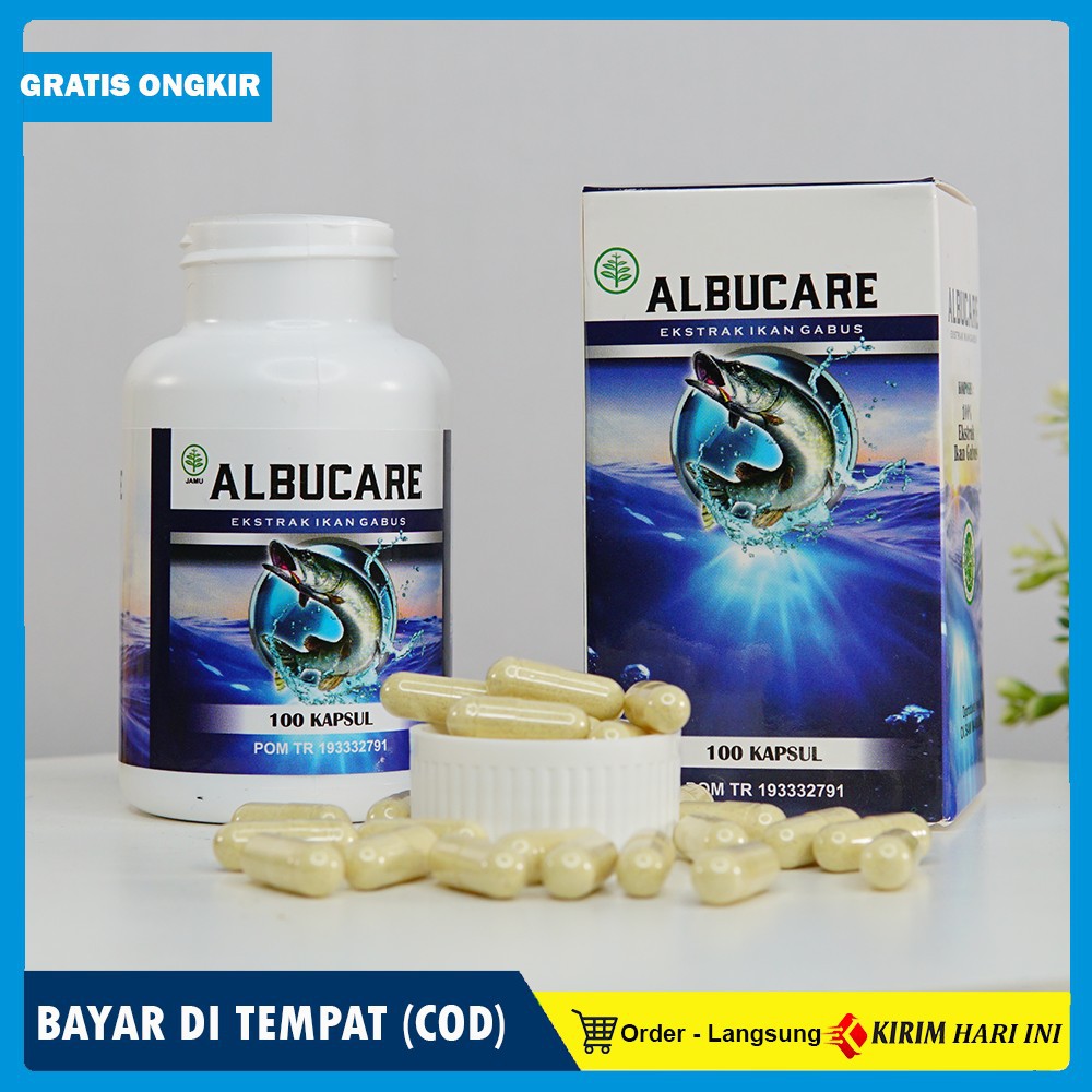 Jual Ekstrak Albumin Kapsul Ikan Kutuk 100% Asli - Albucare Original ...