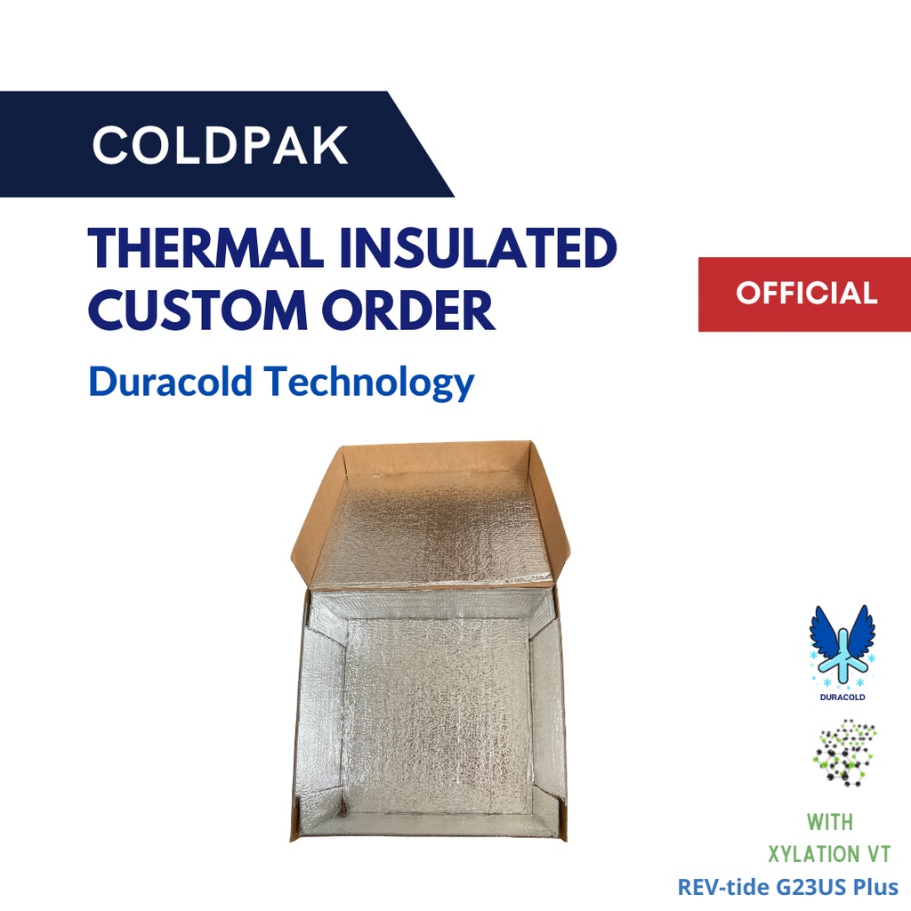 Jual COLDPAK Custom Size Kardus Packaging Custom Tahan Dingin DURACOLD ...