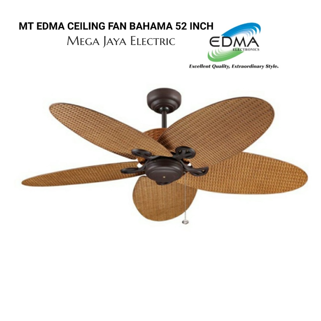 Jual MT EDMA CEILING FAN BAHAMA 52 INCH / KIPAS GANTUNG PLAFON AC MOTOR ...