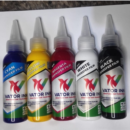 Jual Tinta DTF YMCK Vator INK 100ml warna transfer pet film sablon ...