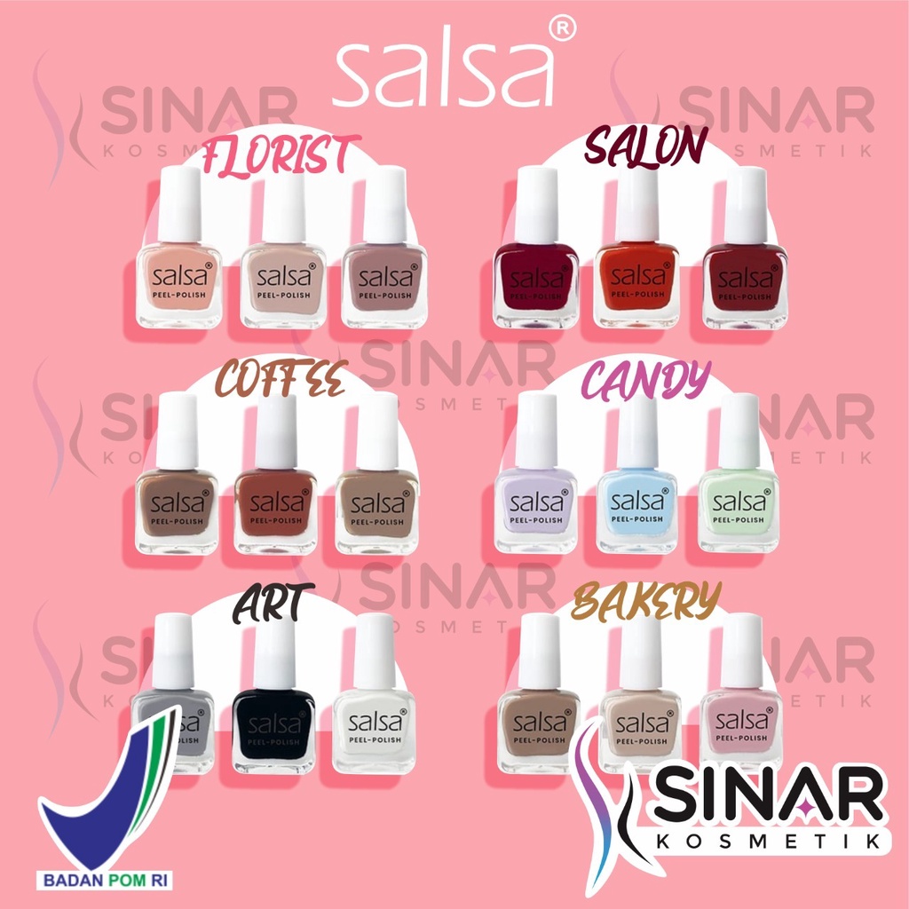 Jual Salsa Kutek Peel Off (Per Box) | Shopee Indonesia