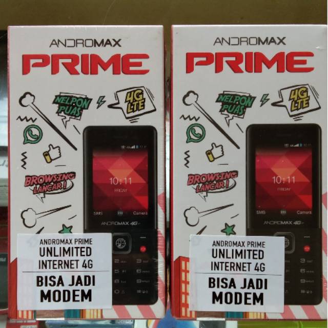 Jual HP ANDROMAX PRIME B 4G LTE / HP Modem wifi / Hp Candybar Android ...