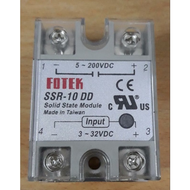Jual Solid State Relay Fotek SSR-10DD / SSR 10DD 10 Amper | Shopee Indonesia
